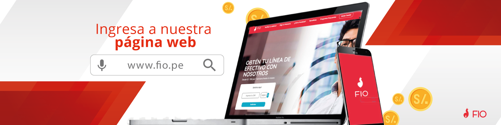 Fio | ¡Activa tu linea de efectivo con FIO.pe!